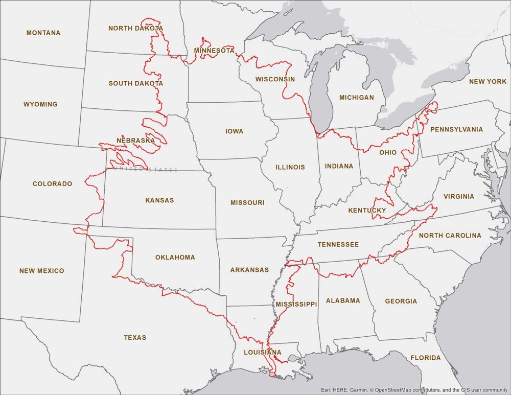 Map of Current Coverage | Freshwater Network - The Nature Conservancy