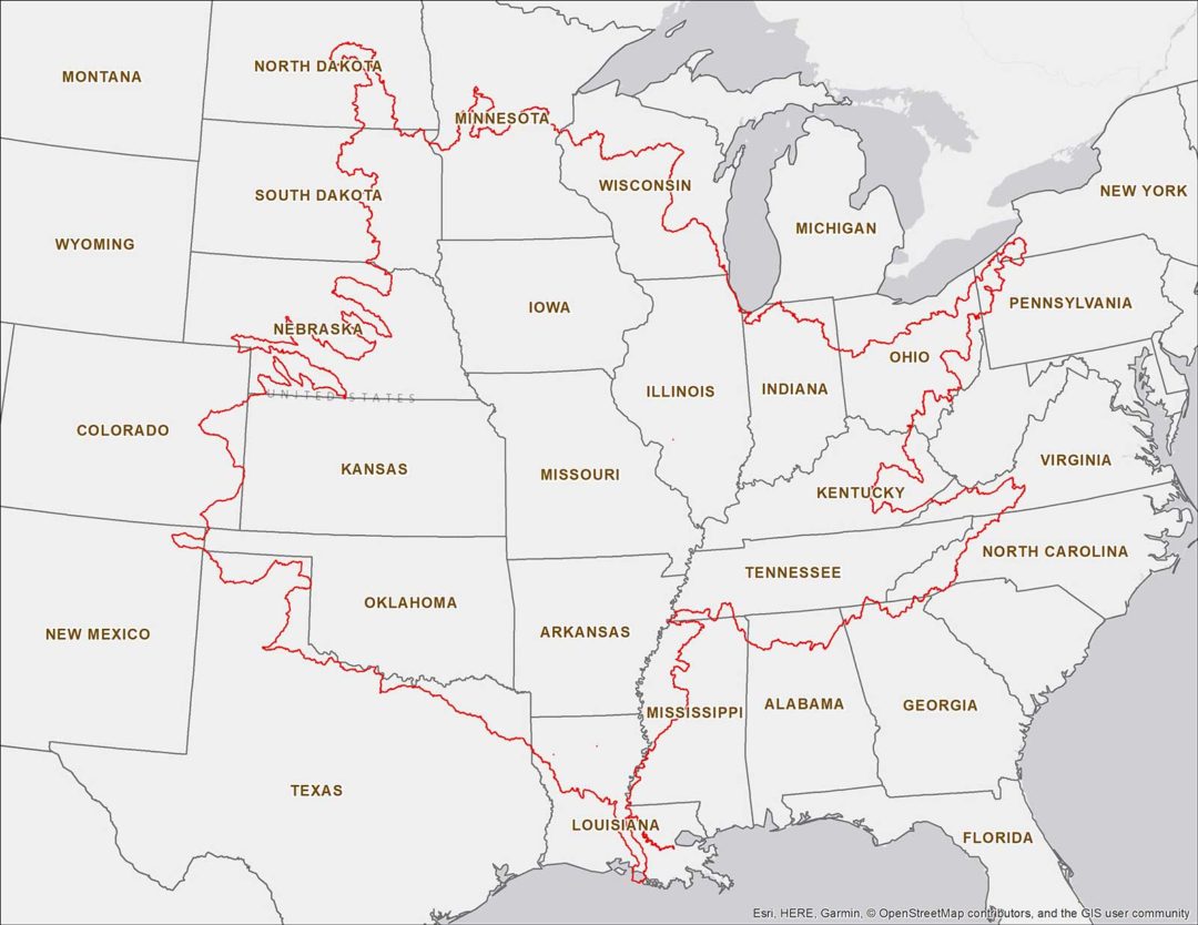 Map of Current Coverage | Freshwater Network - The Nature Conservancy