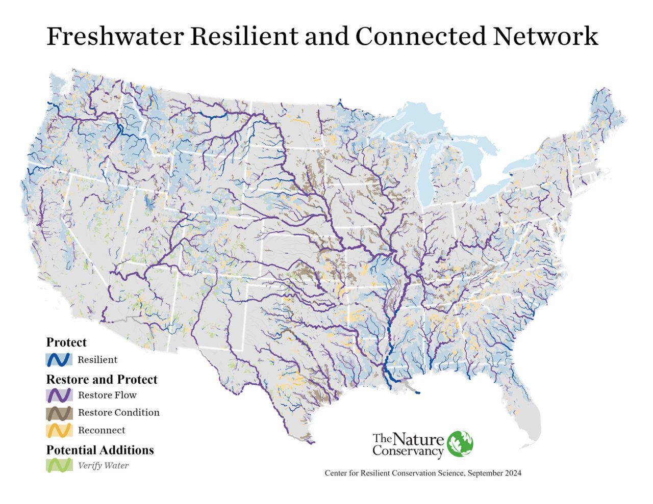 Freshwater Resilience | Freshwater Network - The Nature Conservancy